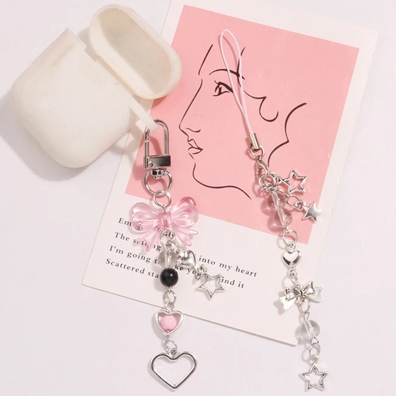 Falling Heart Y2K Digi Keychain