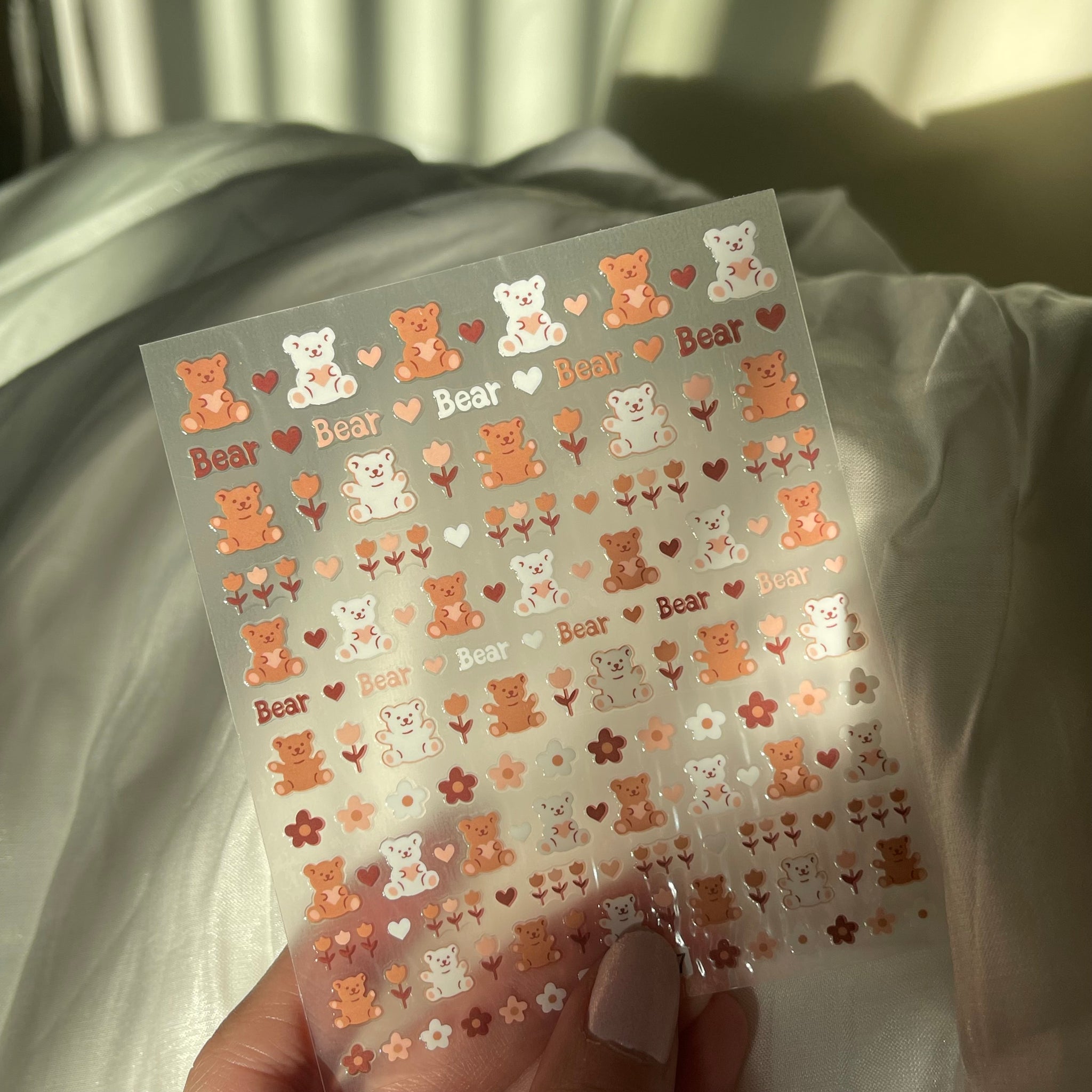 Teddy Bear Love DIY Digicam Sticker